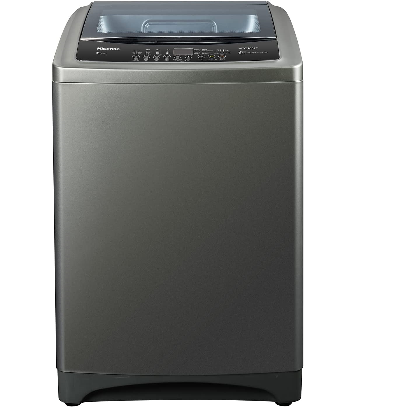 Hisense 16 Kg Top Loading Washing Machine Silver Model WTQ1602T