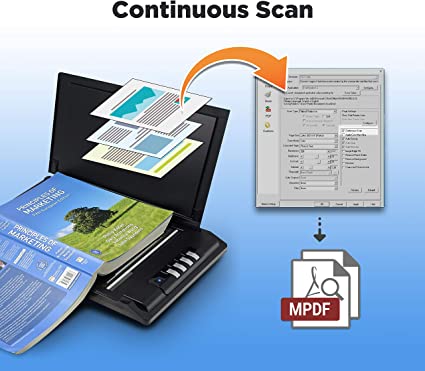 Plustek Opticslim 2700 - High Speed Flatbed Scanner, 3sec Fast scan Speeds.